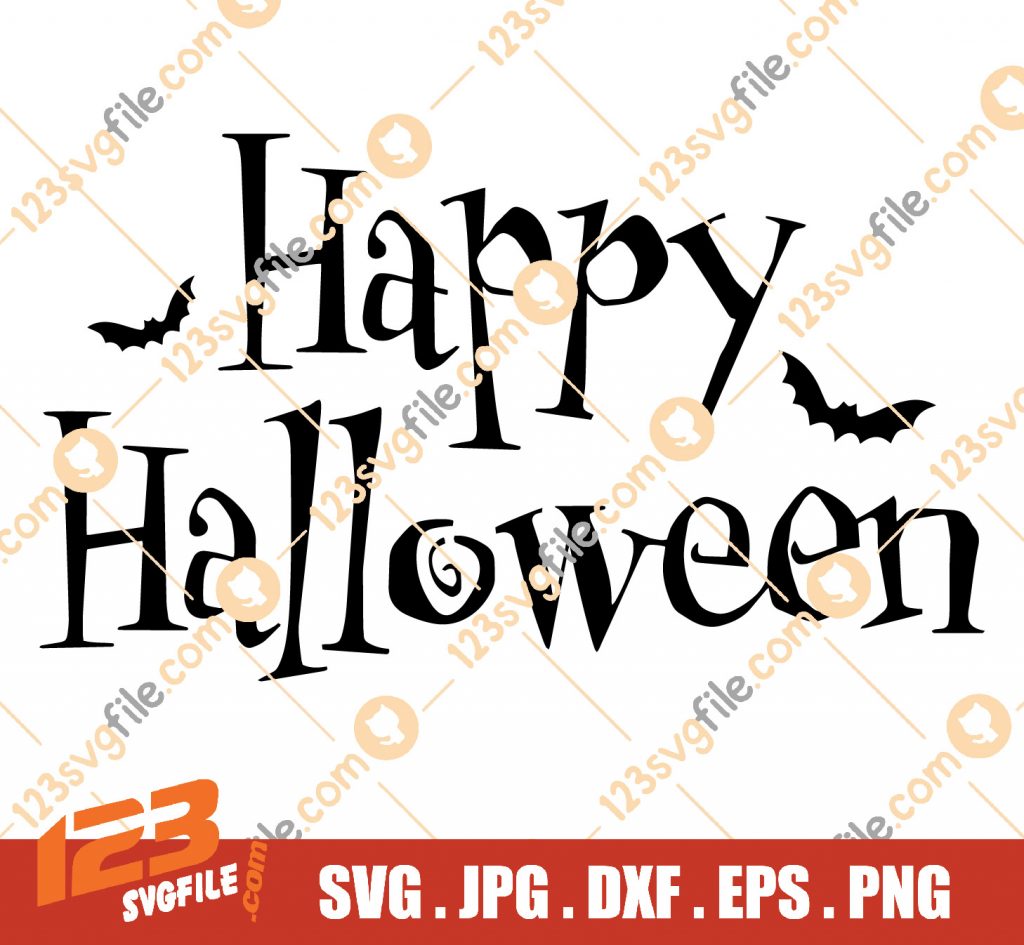 Happy Halloween SVG, Halloween SVG, Halloween Sign SVG, Halloween Decor ...