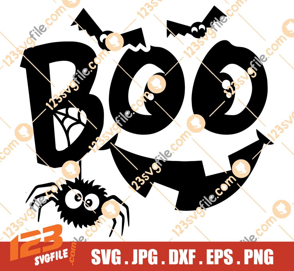 Kids Halloween SVG, Boo SVG, Pumpkin Face SVG, Funny Halloween Shirt ...