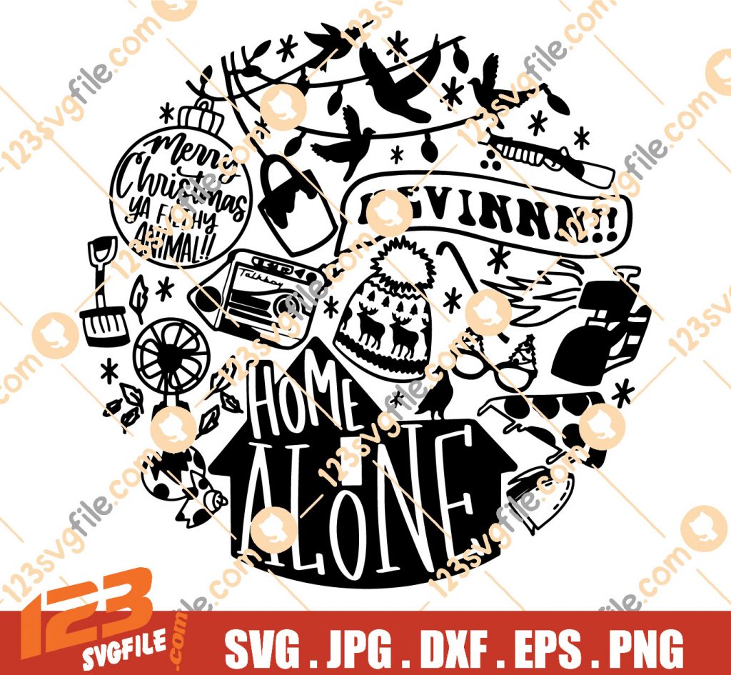 Custom Home Alone Christmas Collage SVG/PNG Design | Home Alone Svg/Png ...
